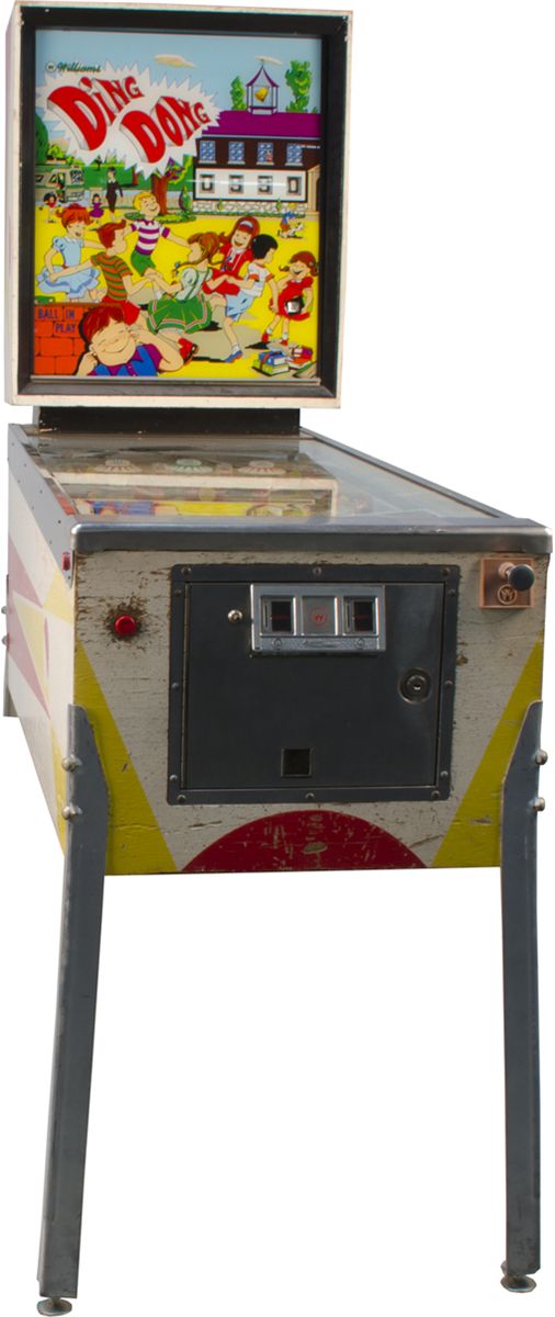 25 Cent Williams "Ding Dong" Pinball Arcade Machine