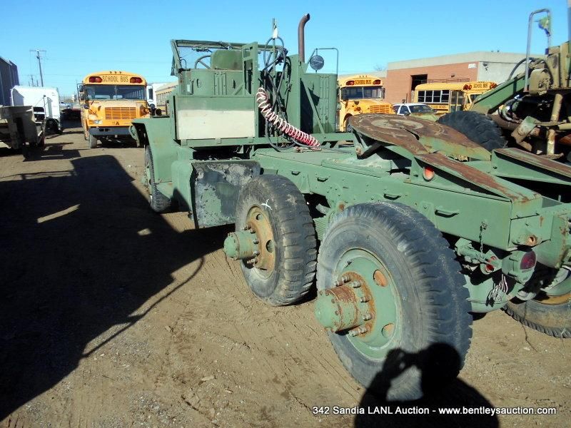 1986 AMC 5 TON 6X6 M52A2 W/W TRUCK-TRACTOR VIN: 522410300, 12,566.4 ...