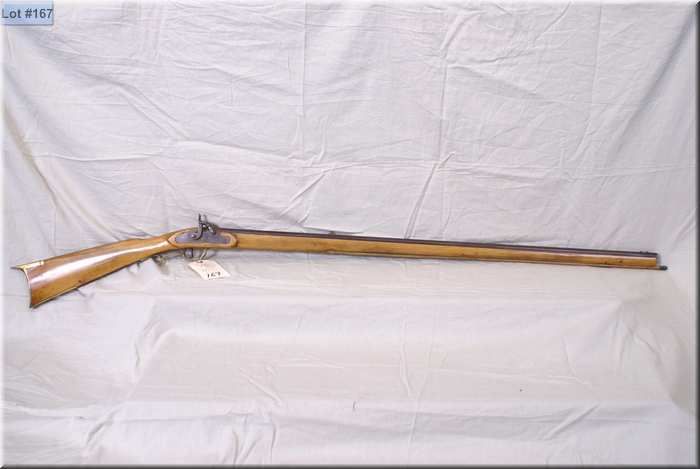 Maker Unknown, Kentucky Style .40 Perc cal Full Wood Black Powder Rifle ...