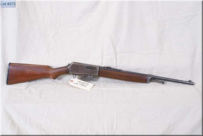 Winchester mod 1907 .351 SL cal clip fed semi auto Rifle w/20" bbl ...