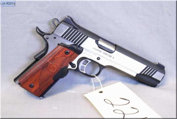 Kimber mod 1911 Eclipse Custom II .10 MM cal 8 shot semi automatic ...