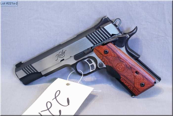 Kimber mod 1911 Eclipse Custom II .10 MM cal 8 shot semi automatic ...
