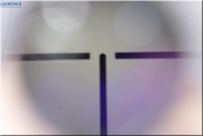 German Geco WWII or post war scope with classic sniper reticle, 6x42/49