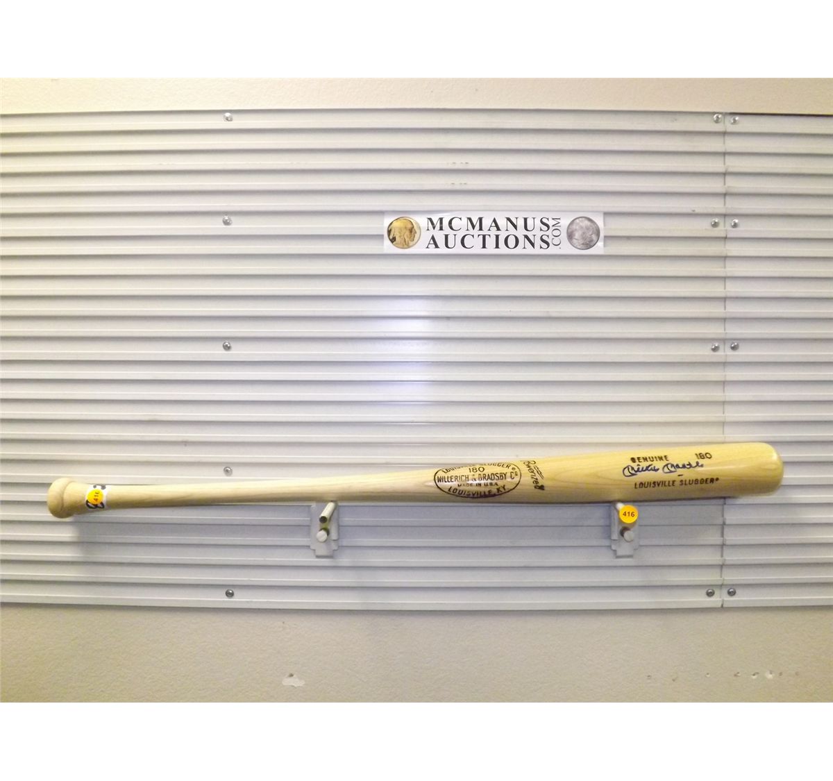Mickey Mantle Autographed Baseball Bat. Hillerich and Bradsby ...