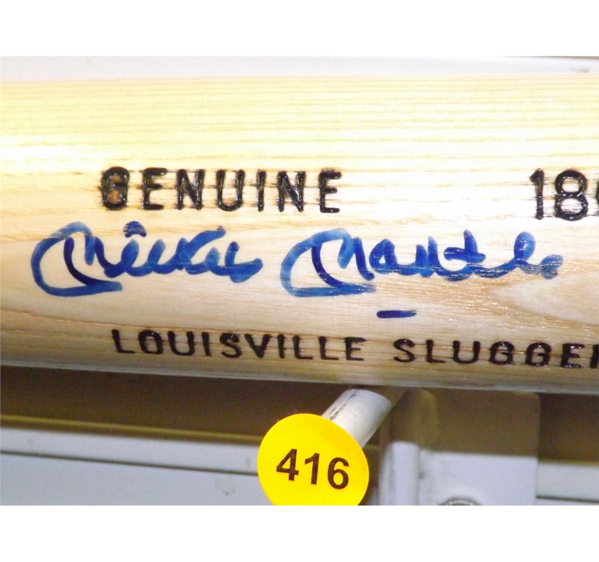 Mickey Mantle Autographed Baseball Bat. Hillerich and Bradsby ...