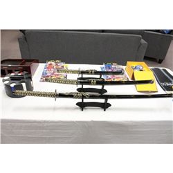 Set of 3 Samurai Swords