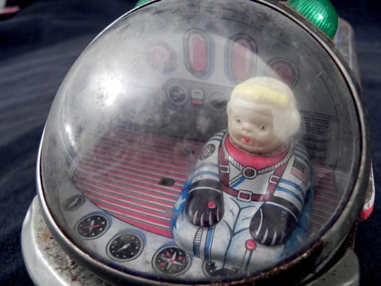 Vintage 1960s Masudaya Modern Toys Apollo Nasa Tin Toy