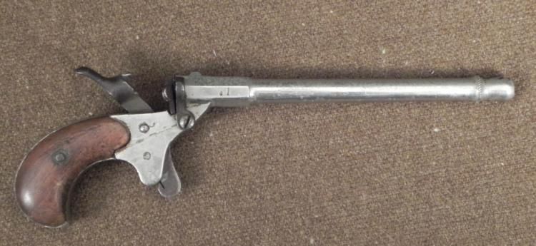 Antique English Parlor Pistol 22 Caliber Gun 1317