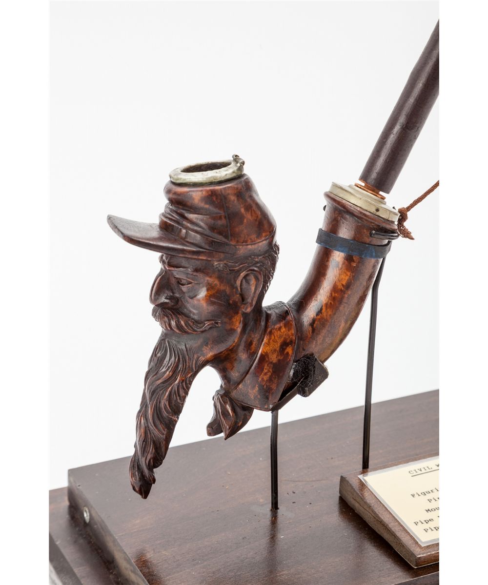 Beautiful Civil War Long Stem Pipe