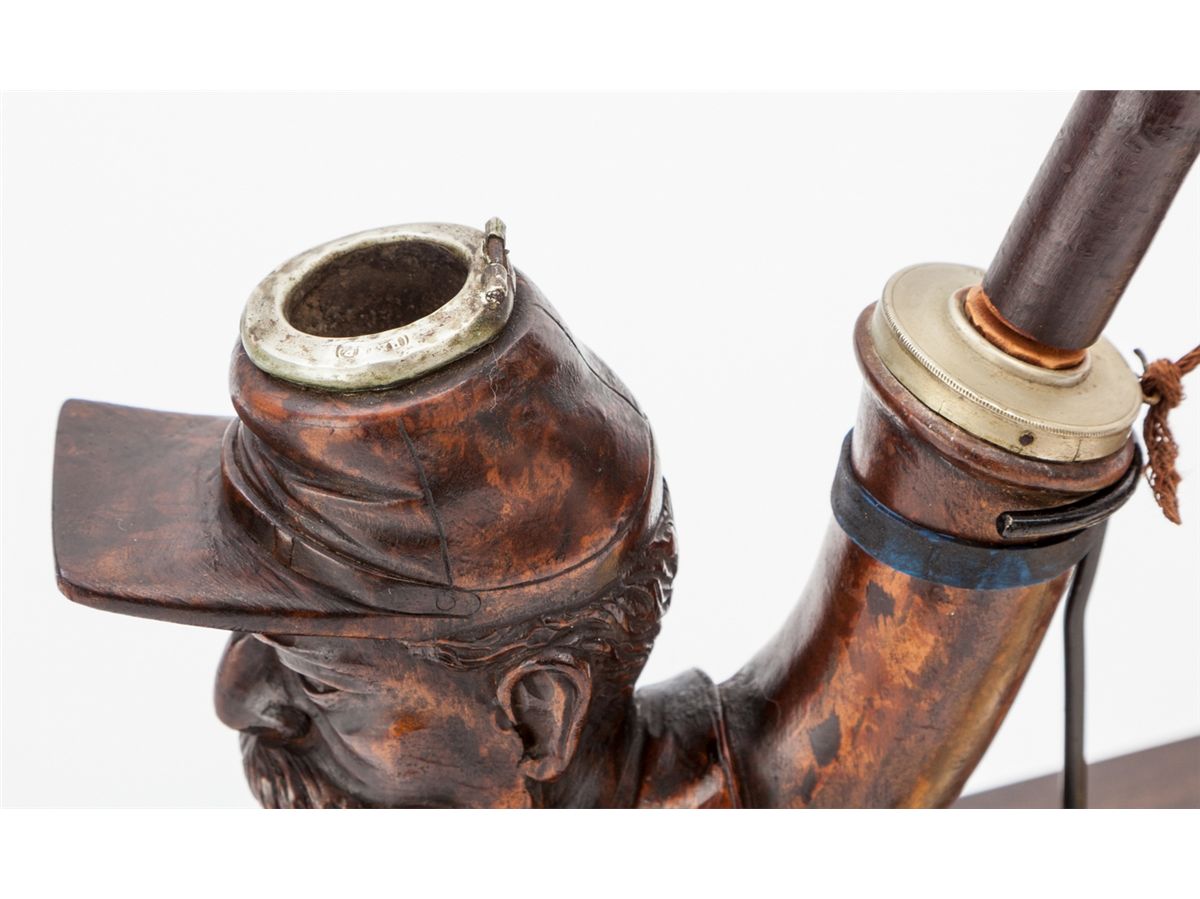 Beautiful Civil War Long Stem Pipe