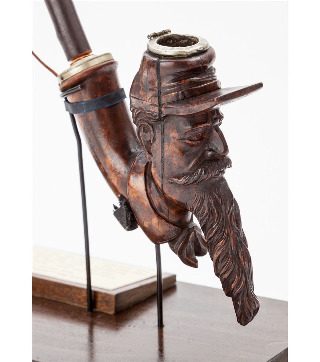 Beautiful Civil War Long Stem Pipe