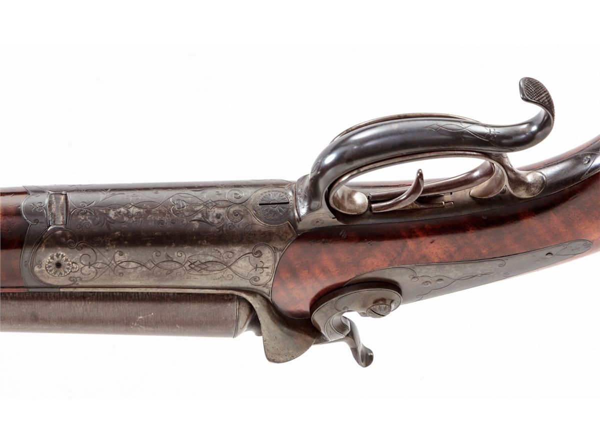 Smoothbore Howdah Pistol, by George H. Daw, London