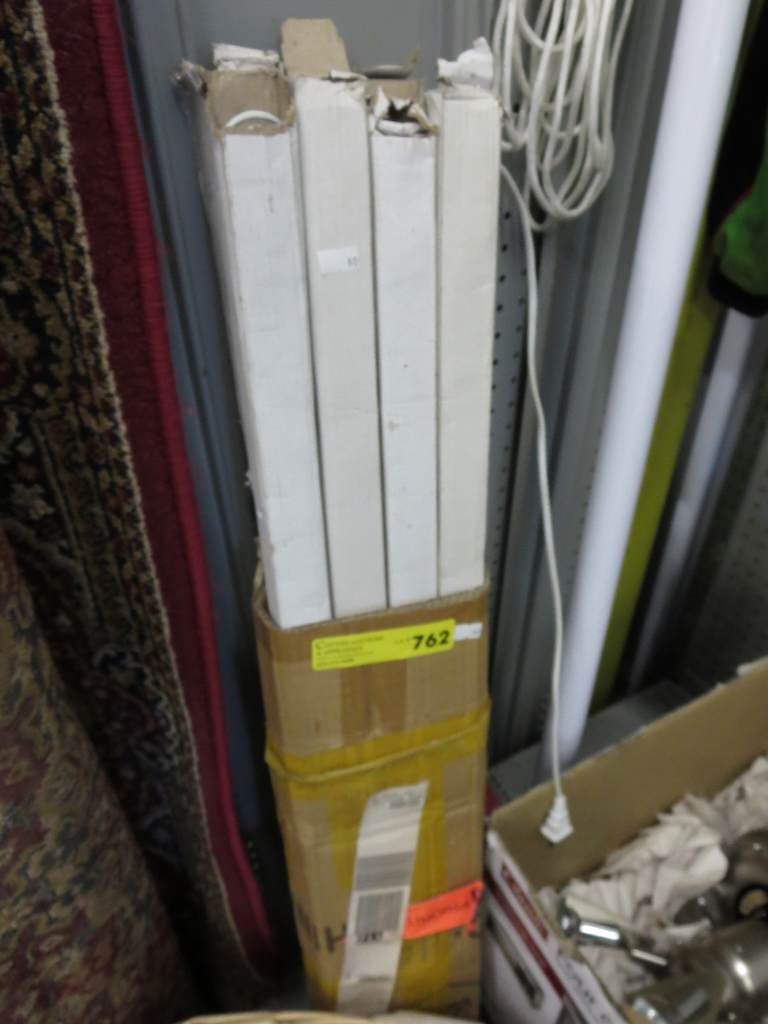 Case of halogen light fixtures