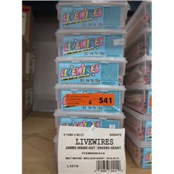 6 cartons of Livewires candy
