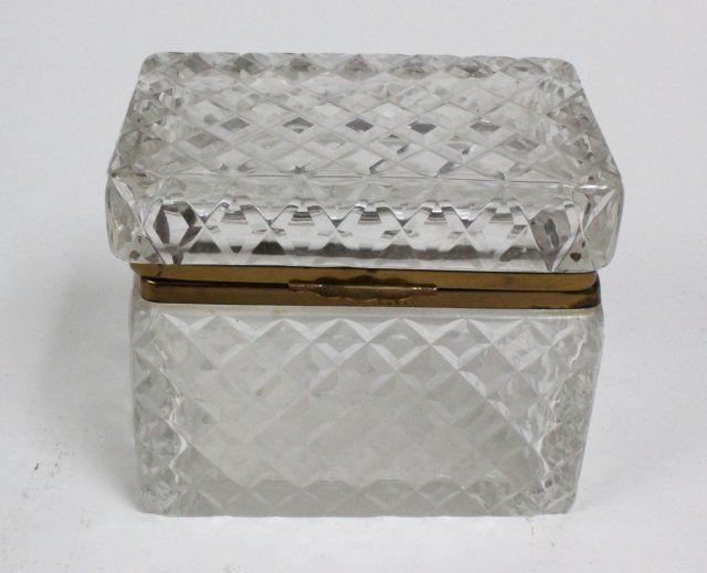 Cut crystal box