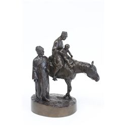 Bronze Russian sculpture Albert Morris Wolff