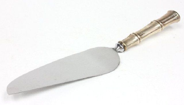 Tiffany Sterling silver bamboo cake server ca.1950