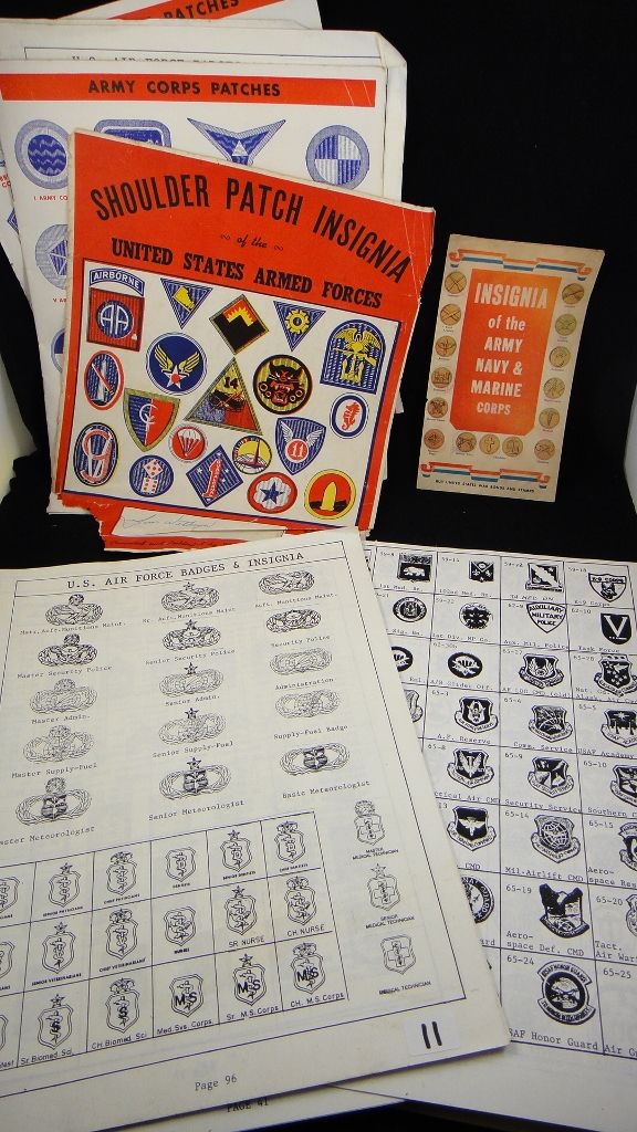 Vintage US Military Patch Identification Guides