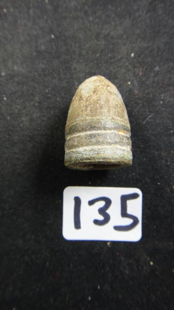Non-fired Civil War Burnside Slug with Dimple in Base