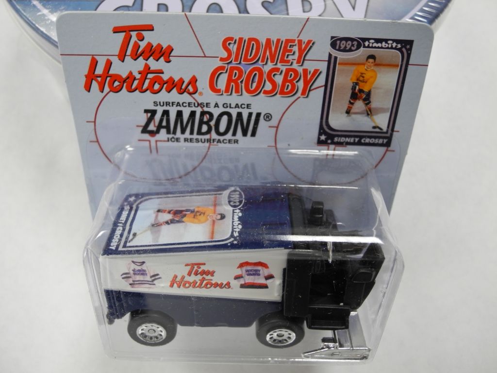 RARE Sidney Crosby Puzzle and Die Cast Zamboni- Issued by Tim Hortons ...