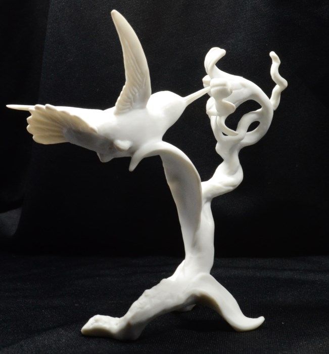 Kaiser Porcelain Hummingbird Figurine