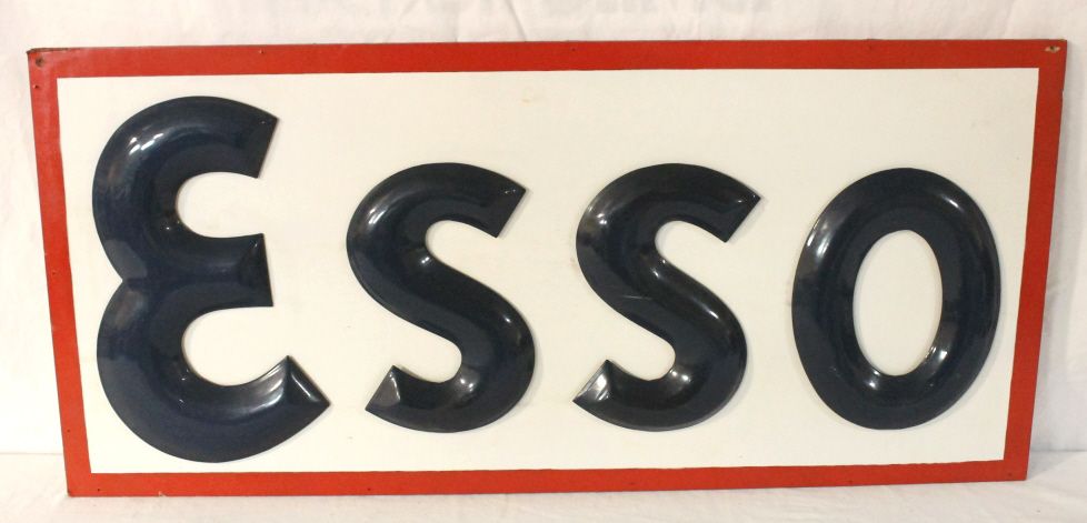 Esso Porcelain Letters