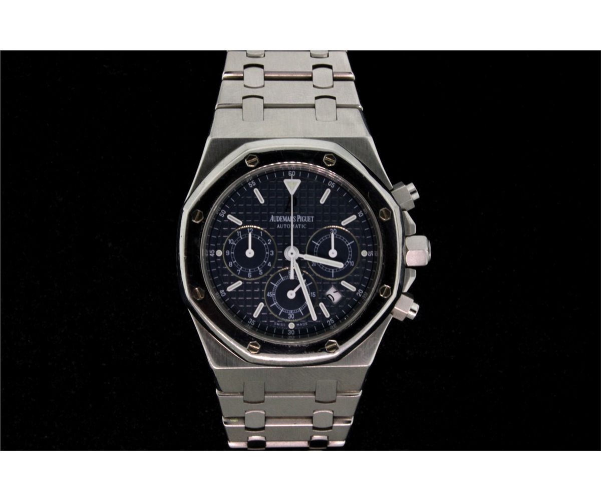 WATCH: Mens st.steel Audemar's Piguet Royal Oak wristwatch; 39mm case ...
