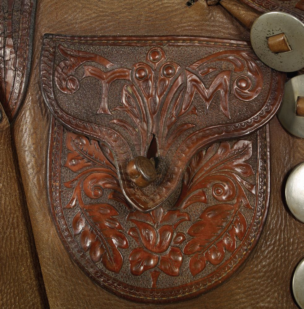 Important Pair of Tom Mix's Personal California Batwing Chaps