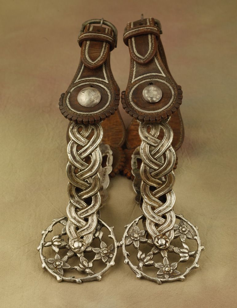 Dazzling Solid Sterling Silver Mexican Spurs