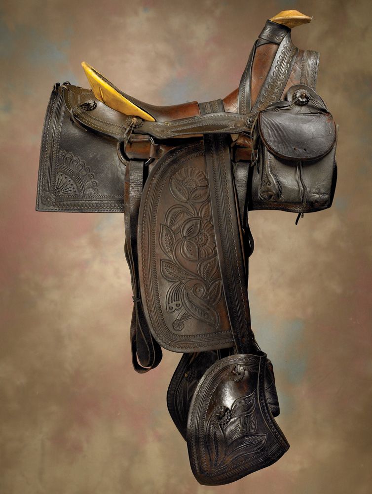 1880s California-Style, Half-Seat Saddle"