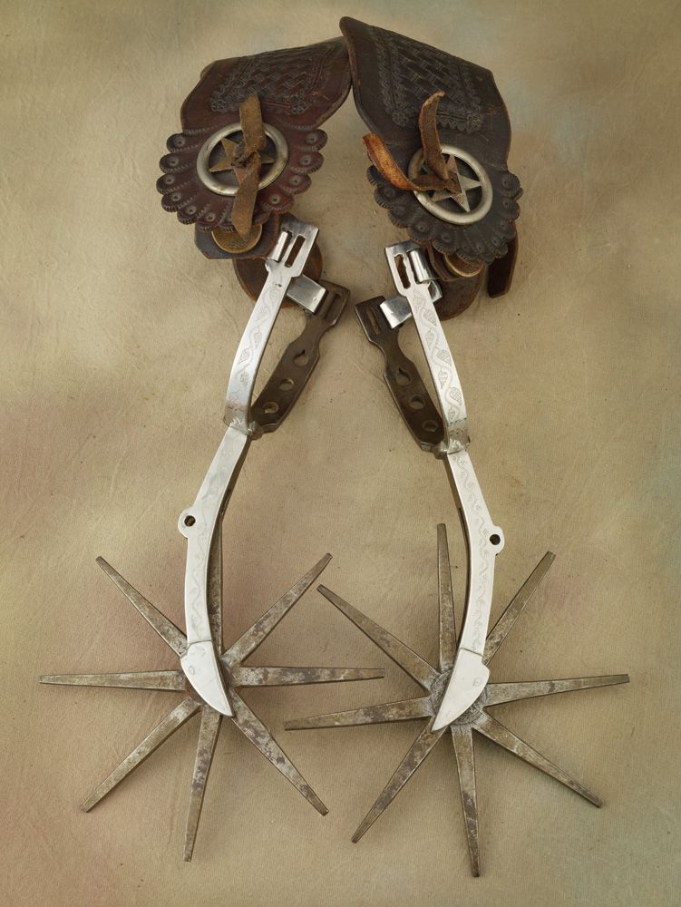 Oversized Huntsville Prison Spurs