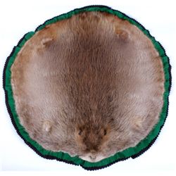 Large Beaver Pelt Rug