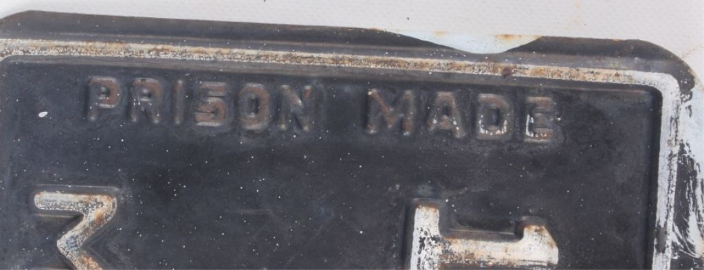 1953-1957 Montana Prison Made License Plates