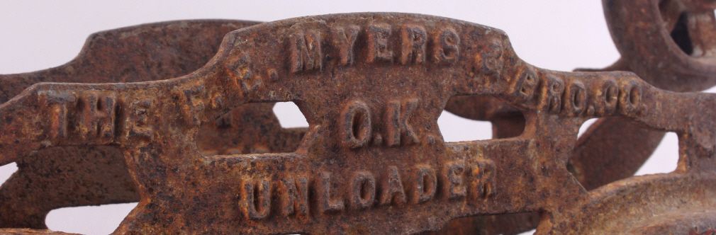 The F.E. Myers & Bros O.K. Unloader Hay Trolley