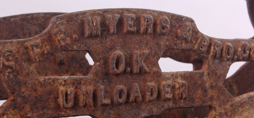 The F.E. Myers & Bros O.K. Unloader Hay Trolley