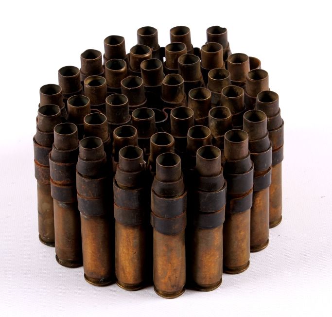 WWII 50 BMG Caliber Casings with Links