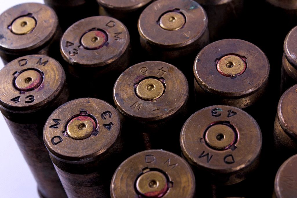 WWII 50 BMG Caliber Casings with Links