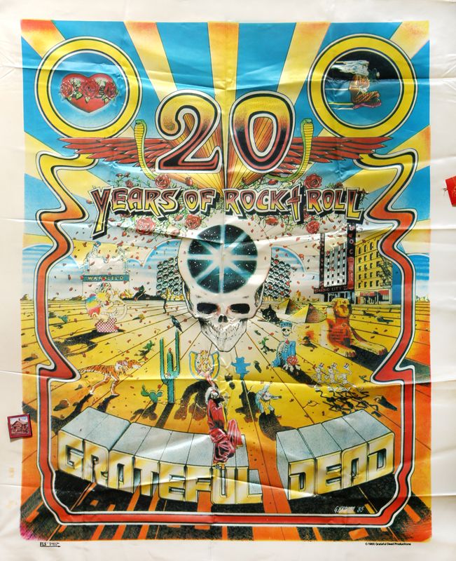 Grateful Dead 20th Anniversary Banner