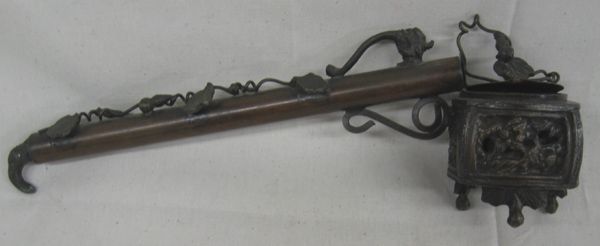 Antique Japanese Bronze Yatata, Calligraphy Set