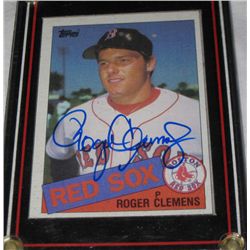 Roger Clemens Signed Rookie Card, No. 181