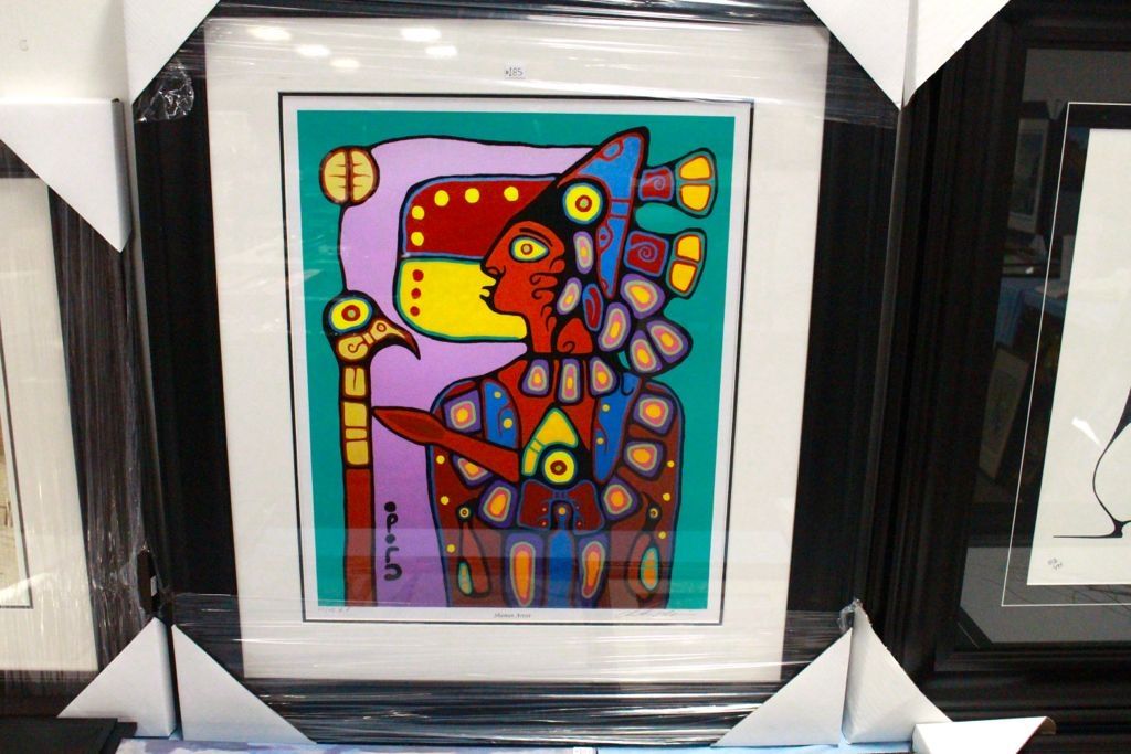 Christian Morrisseau Hand Signed Museum Framed Artist Proof "Shaman ...