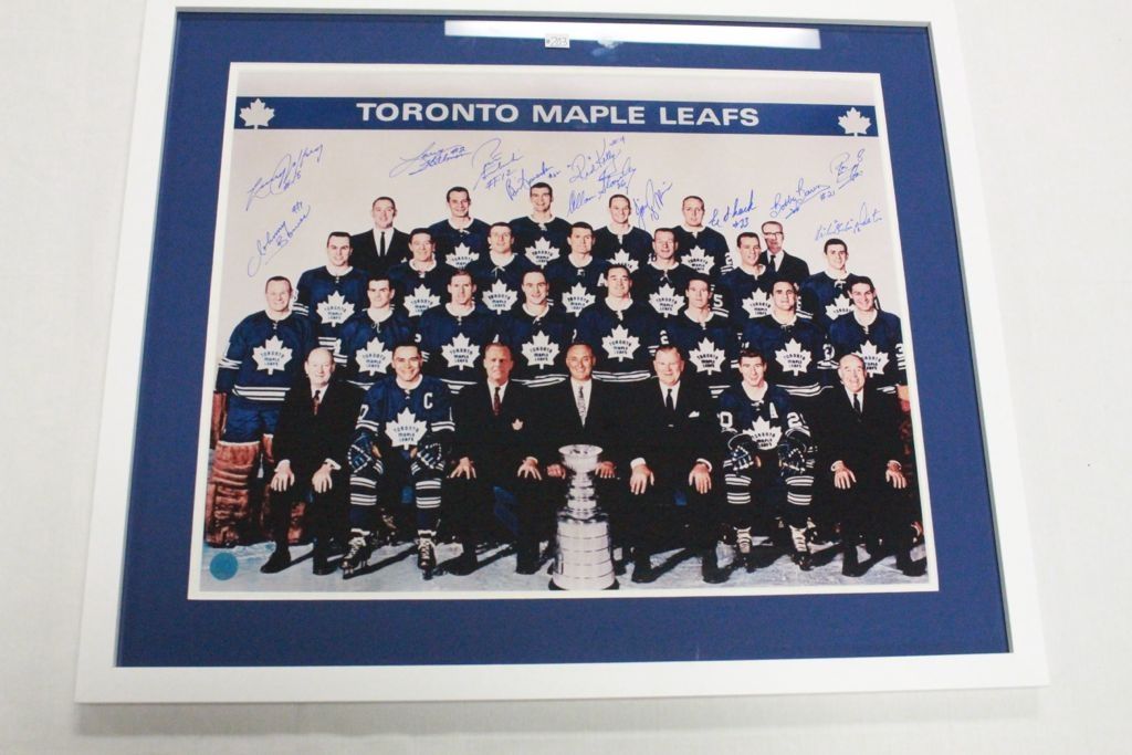 Toronto Maple Leafs Museum Framed 1967 Stanley Cup Champions Photo With ...