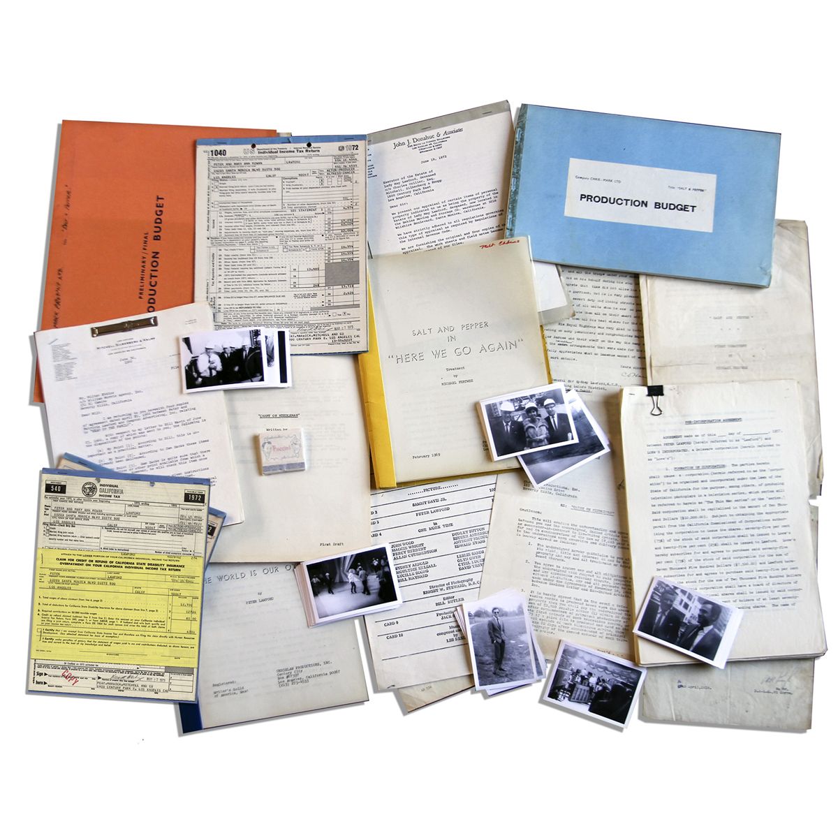 Peter Lawford ''Rat Pack'' Archive -- Documents for His Movie With ...