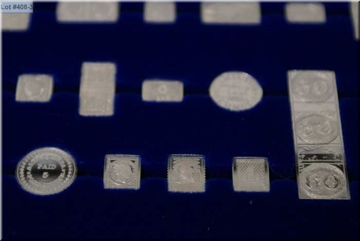 Franklin Mint "100 Greatest Stamps of the World" miniature collection ...