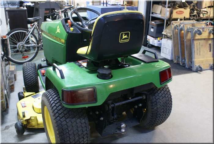 John Deere 425 VTWIN riding lawn and garden tractor with PTO accessory ...