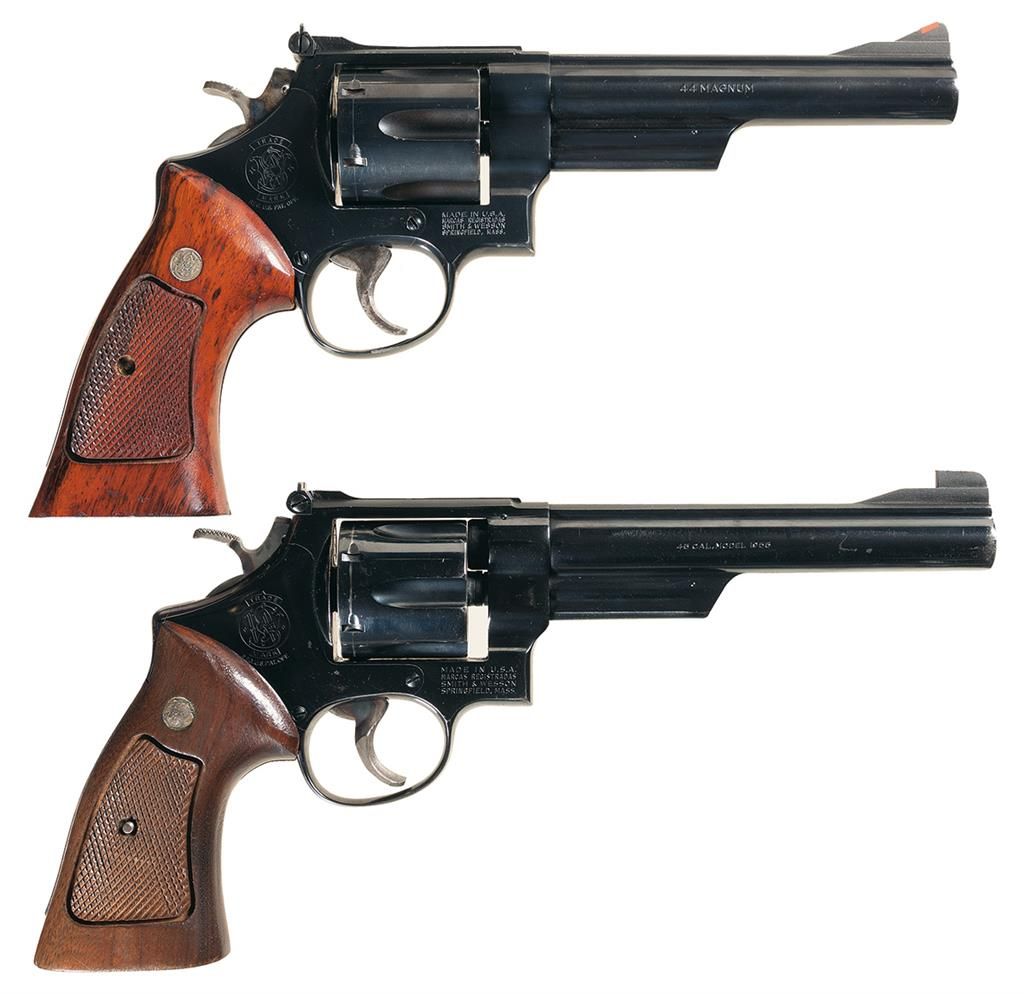 Two Smith & Wesson Double Action Revolvers -A) Smith & Wesson Model 29 ...
