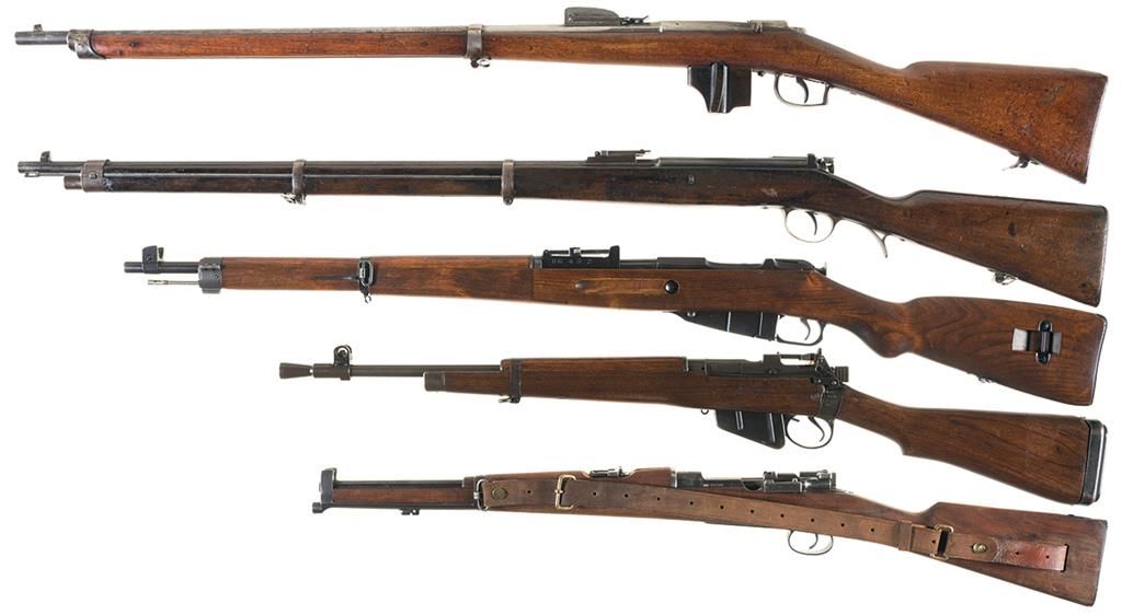 Five European Bolt Action Long Guns -A) Dutch Beaumont/Vitali 1871/88 Rifle