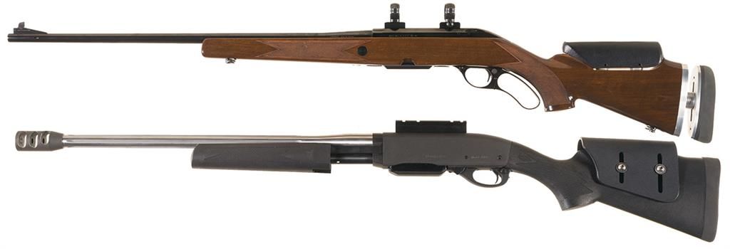 Two Rifles -A) Sako VL63 Finnwolf Lever Action Rifle