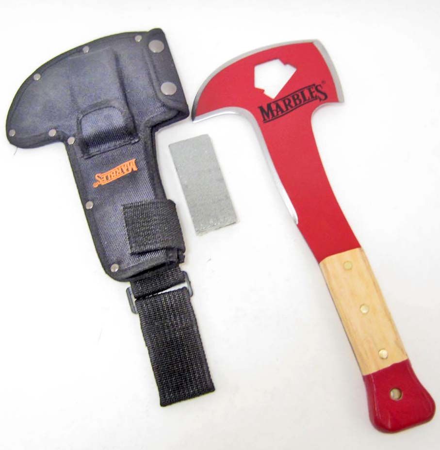MARBLES FIRE FIGHTER SURVIVAL AXE W/ SHEATH