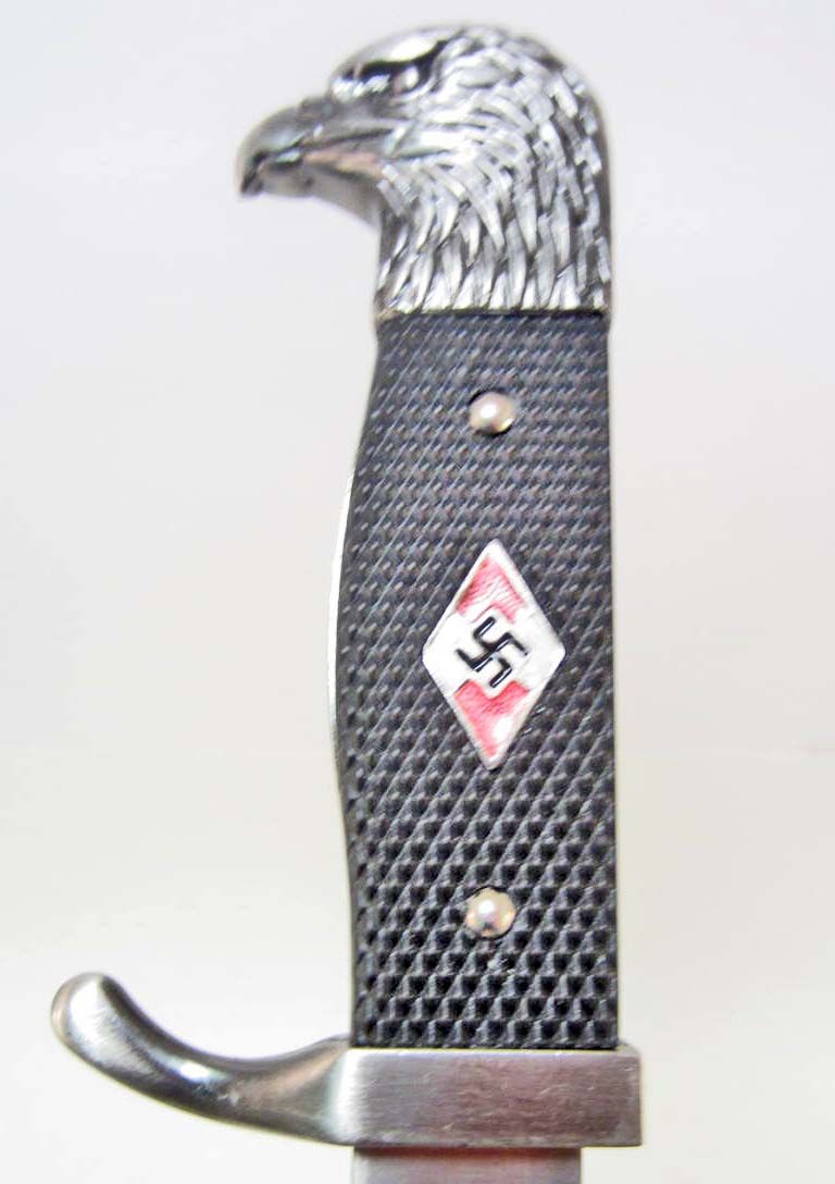 GERMAN NAZI STYLE EAGLE HEAD DAGGER W/ SCABBARD